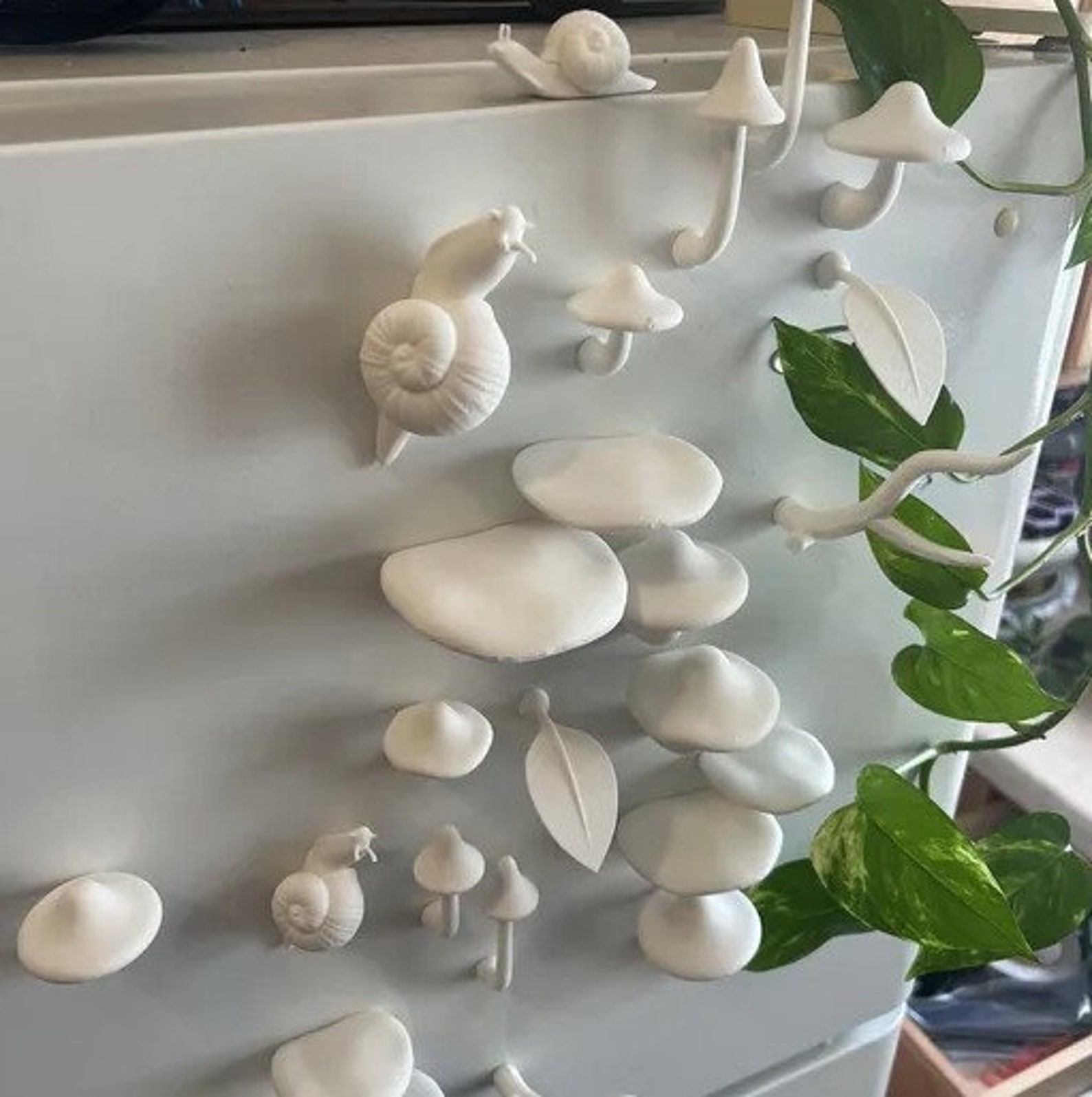 Mushroom Wall Decor 3d Print Stl File 3d Mushroom Stl Model Etsy New
