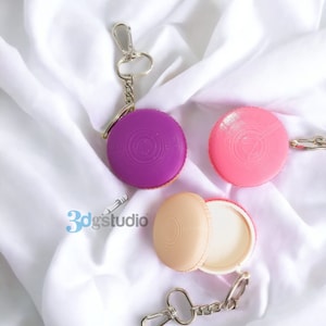 Macaron Keychain 3D Stl File, Stl File 3d Printing, Keychain Print ...