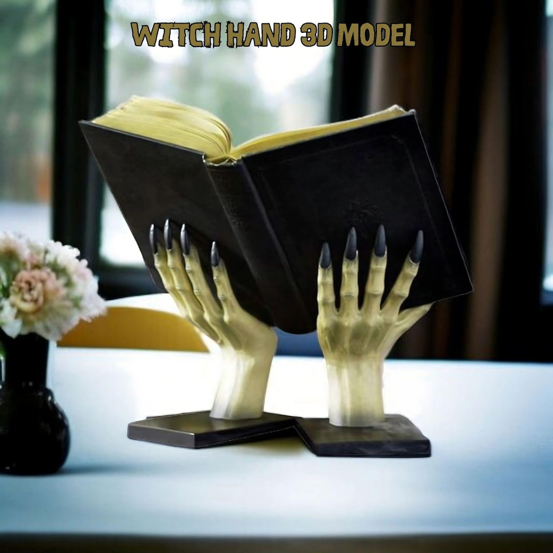 Witch Hand 3D Stl Files, 3D Halloween Print Files, Gothic Themed ...