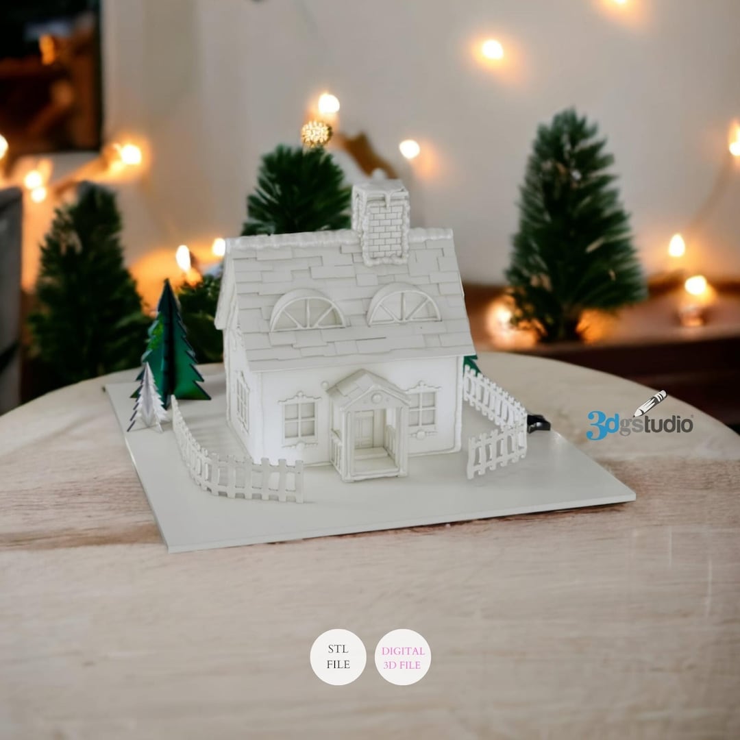 Chrismas Village 3D STL Files, 3D Christmas Print Files - Etsy