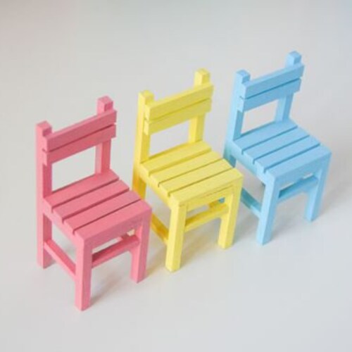 Mini Chair 3D Print Stl Files 3D Miniature Stl Model - Etsy