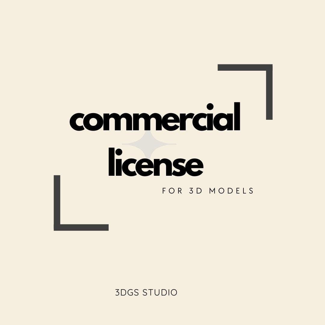 Commercial License for 3D Stl Files - Etsy
