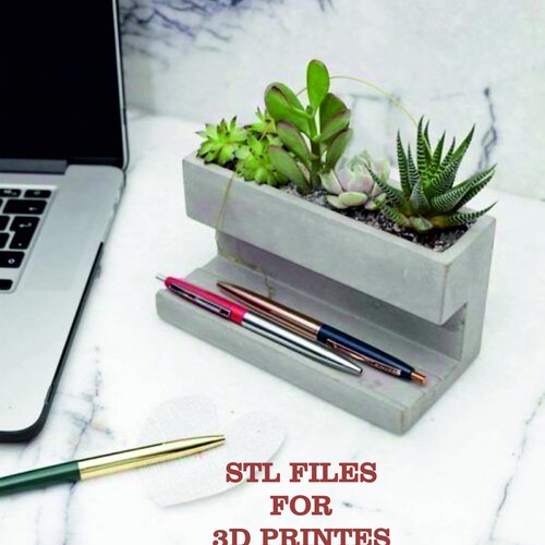 3D Print File Stl Pot Vase Planter Hexagon - Etsy