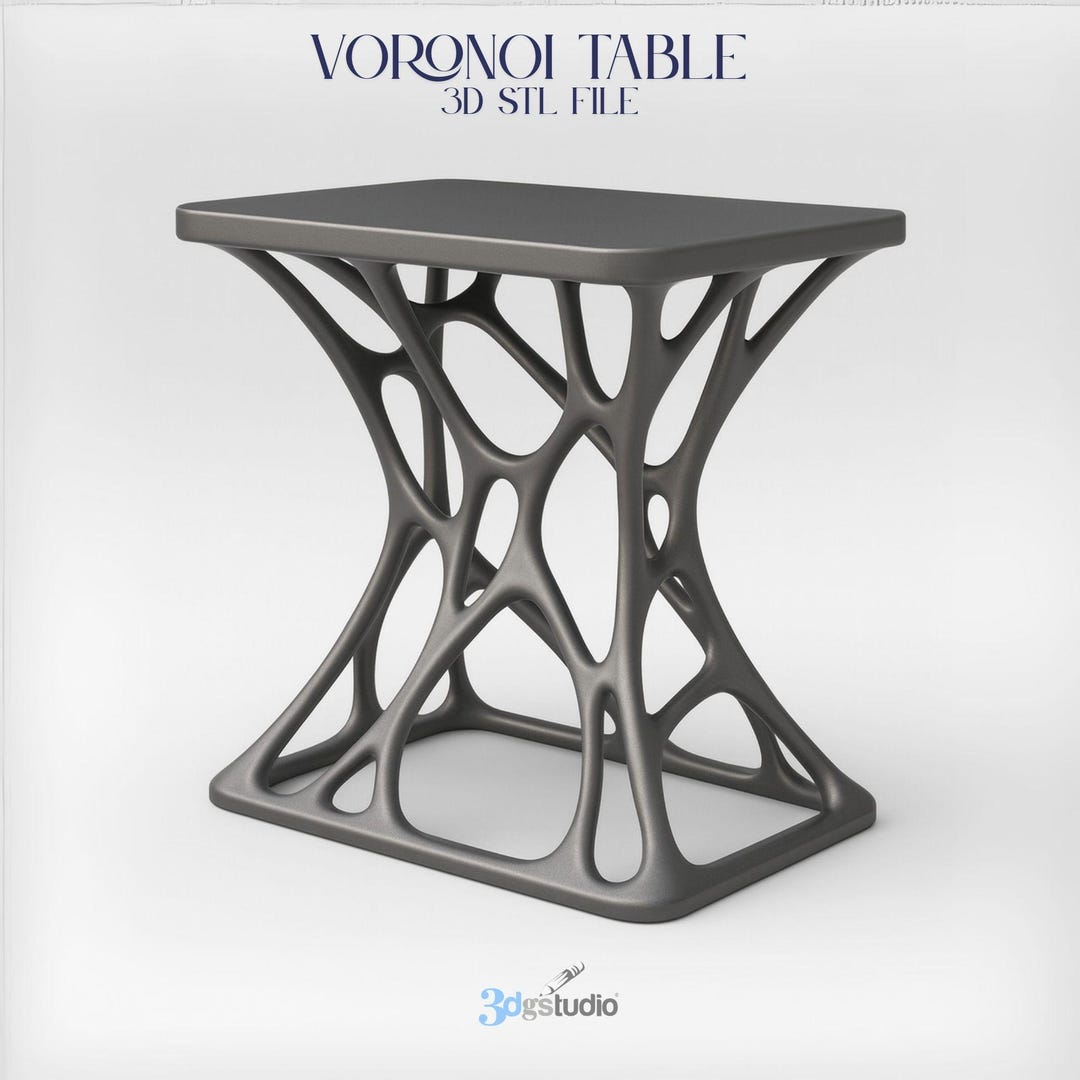 Voronoi Table STL File: Modern 3D Print Model (digital Download - Etsy