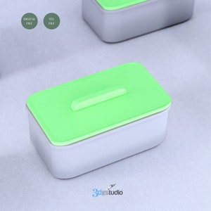 3D Print File, Storage Container, Stl File 3d Printing, Storage Stl ...