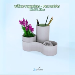 Office Organizer Stl File, Stl File 3d Printing, Organizer 3D Print ...