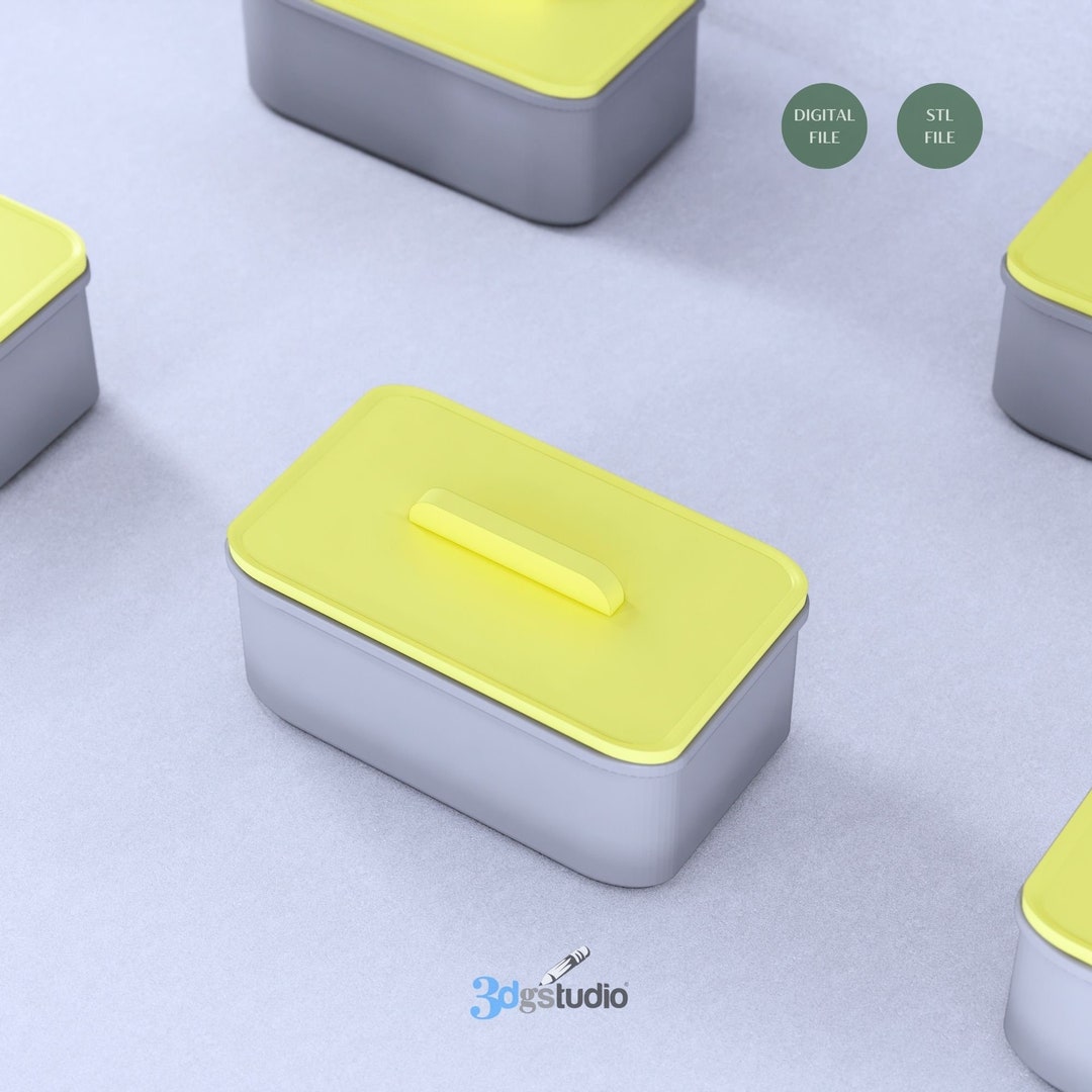 3D Print File, Storage Container, Stl File 3d Printing, Storage Stl ...