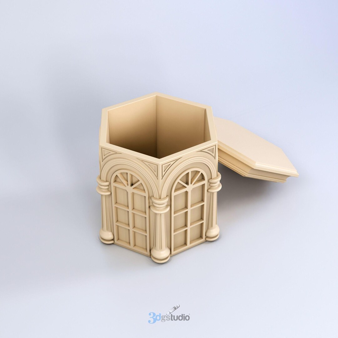 Rome Colums Jewelry Box Stl File, Storage 3D Print Files, 3D Printer ...