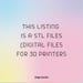 Commercial License for All 3D Stl Files - Etsy
