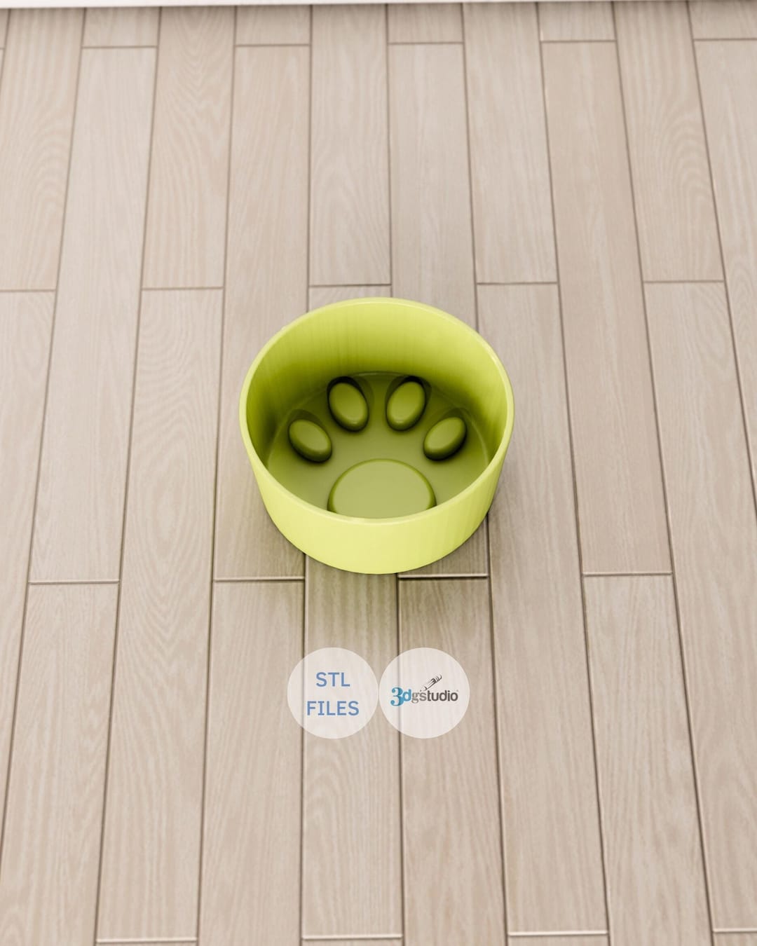 3D Print File, Dog Paw Bowl, Stl File 3d Printing, Bowl Stl Files - Etsy