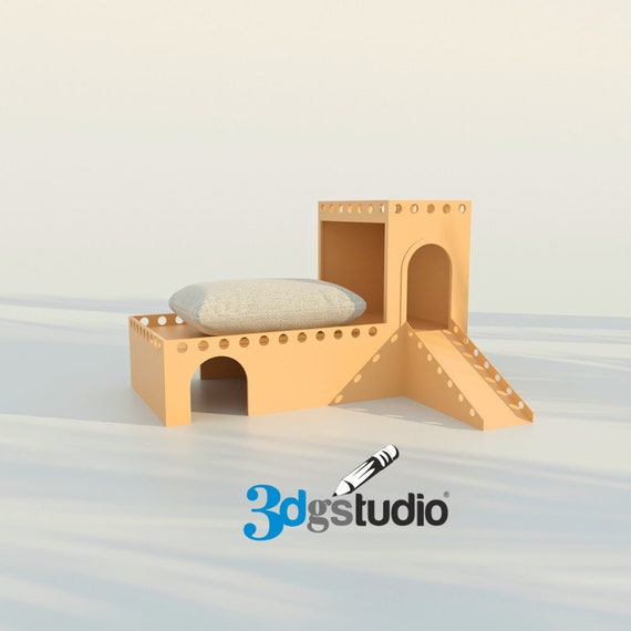 3d Model Rabbit Den
