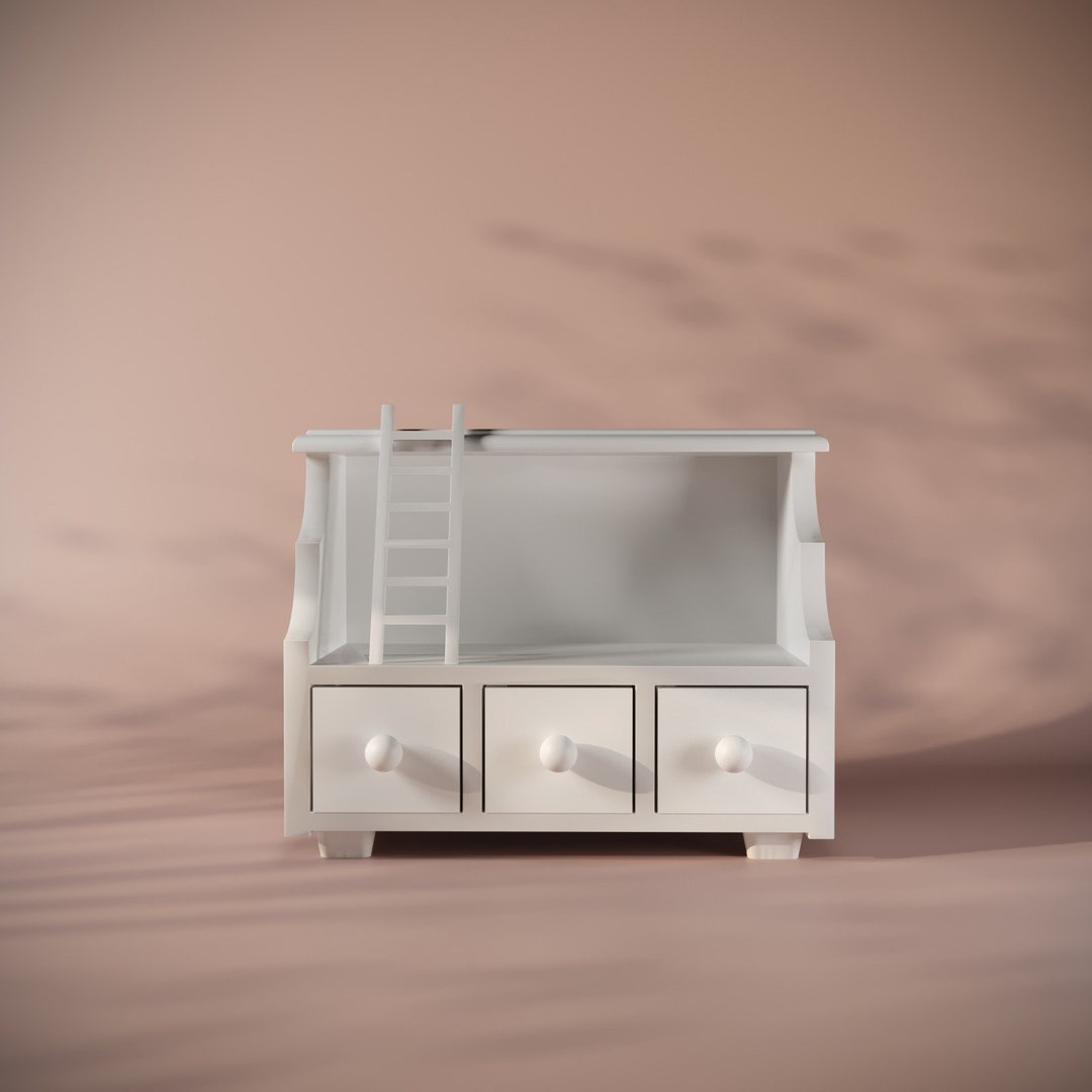 3D Print File, Dollhouse Baby Room Cabinet, Stl File 3d Printing ...