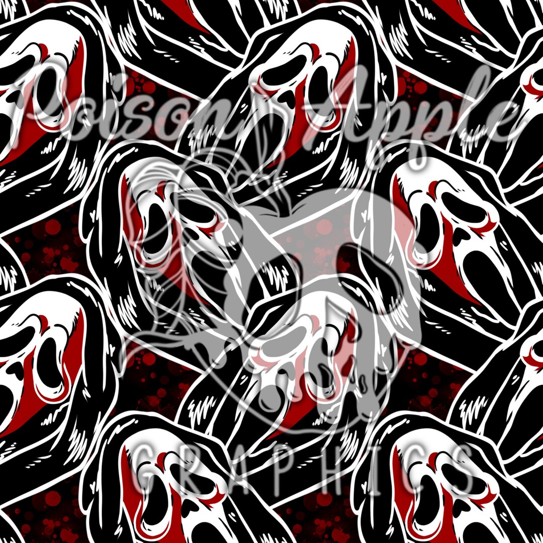 Scream Movie Seamless Pattern - Etsy