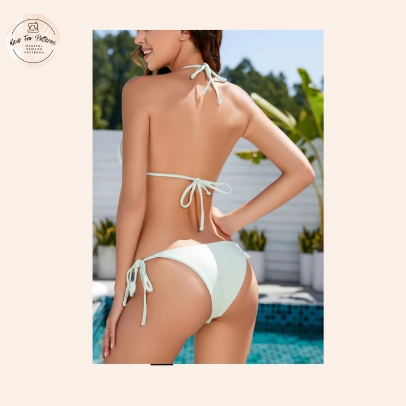 Micro Bikini PDF Pattern Tiny Bikini Pattern Bikini Micro Sewing PDF Pattern Size Xs-xxl A4/a0 ...