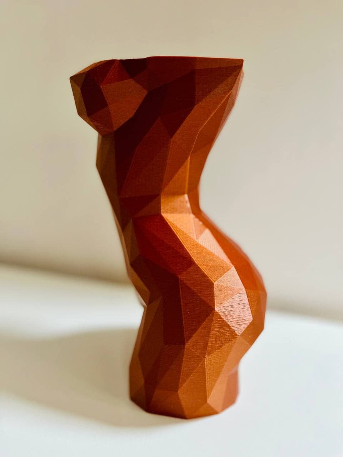 Women's Body Vase Low Poly / Low Poly Torso Female Vase / - Etsy