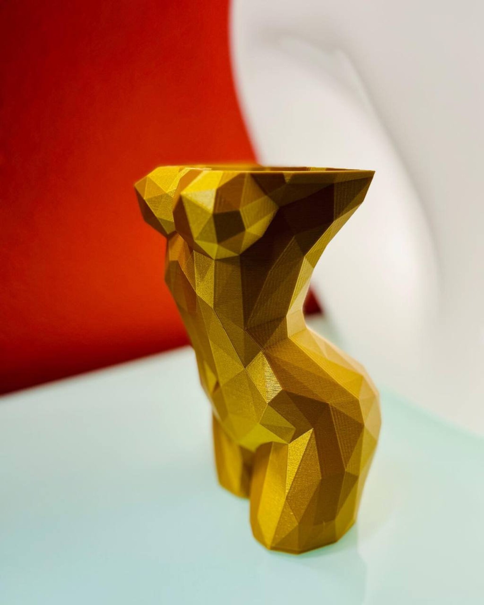 Women's Body Vase Low Poly / Low Poly Torso Female Vase / - Etsy
