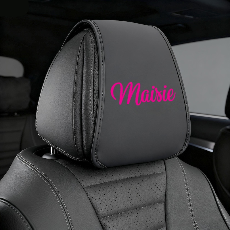 Car Seat Headrest Decor - Etsy