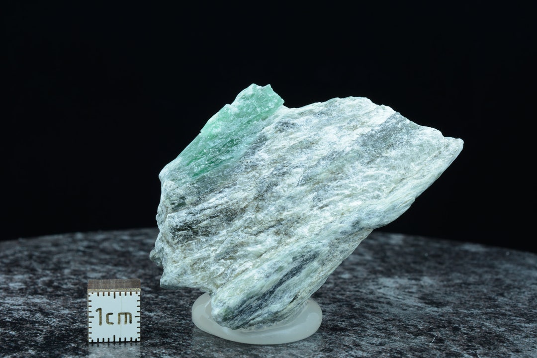 Rare Rarity, Large Green Emerald on Biotite Slate Matrix, Emerald ...