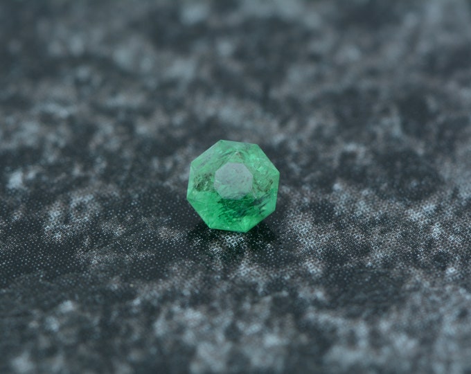 Emerald 0.20 Carat Green From the Habachtal, Austria Untreated Faceted ...