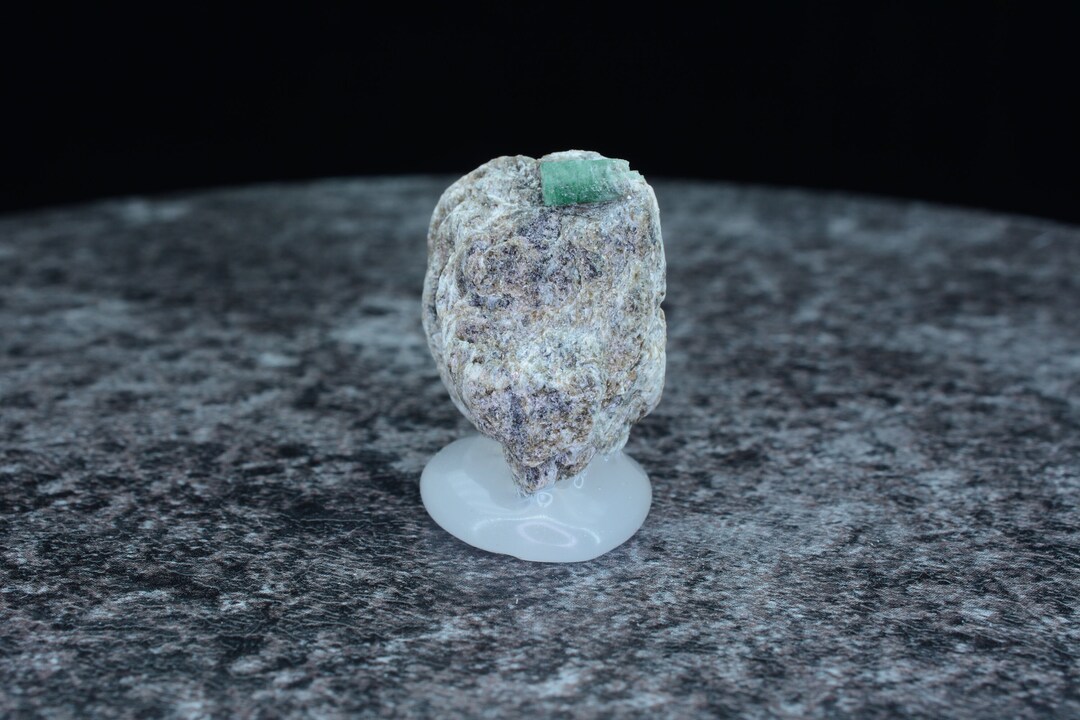Rare Rarity, Emerald on Biotite Slate Matrix, Emerald Grade Habachtal ...