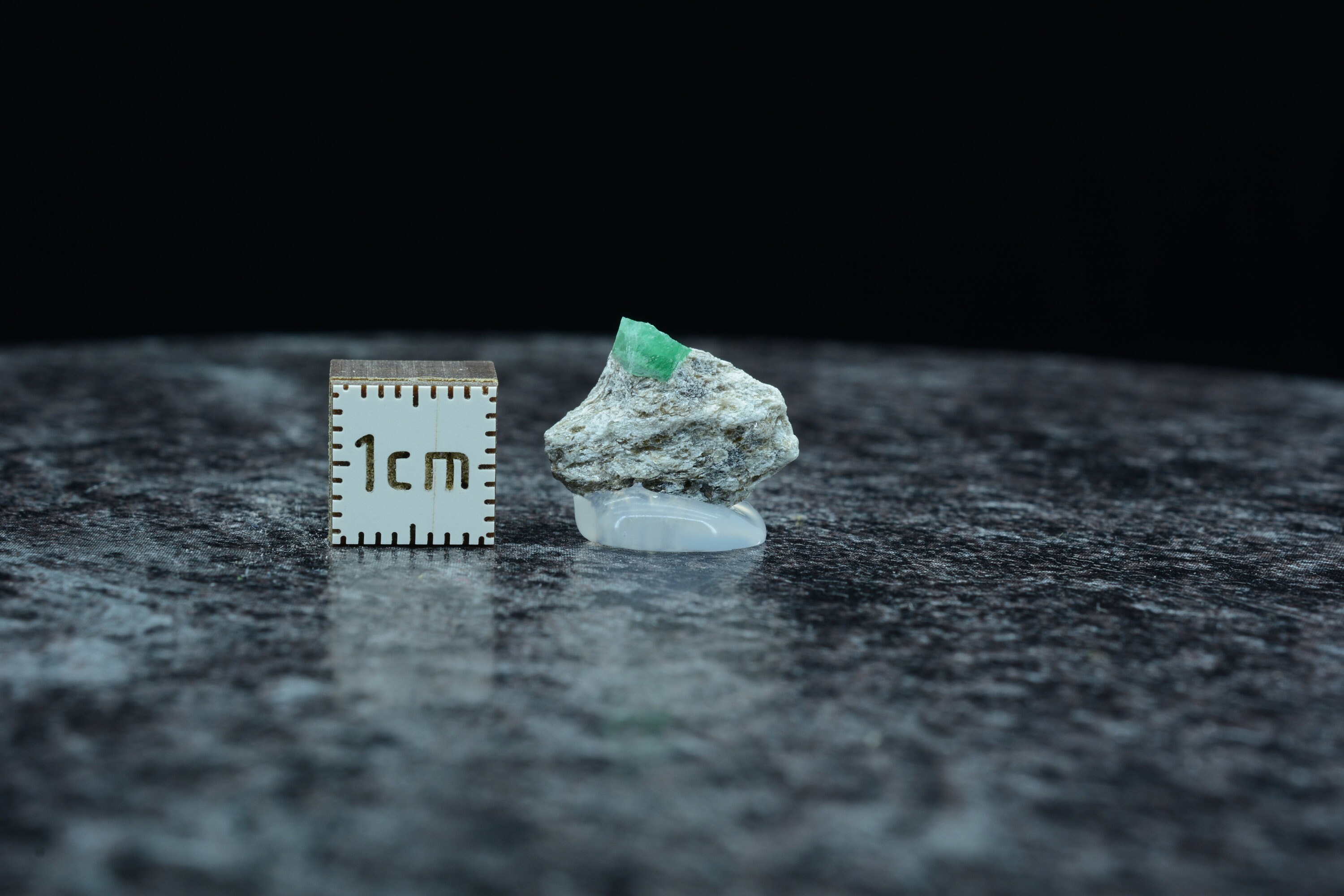 Rare Rarity, Green Emerald on Biotite Slate Matrix, Emerald Grade ...