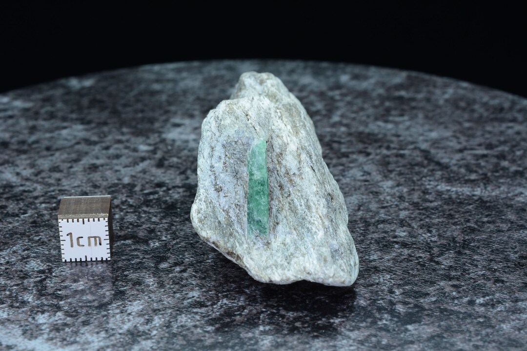 Rare Rarity, Green Emerald on Biotite Schist Matrix, Emerald Specimen ...