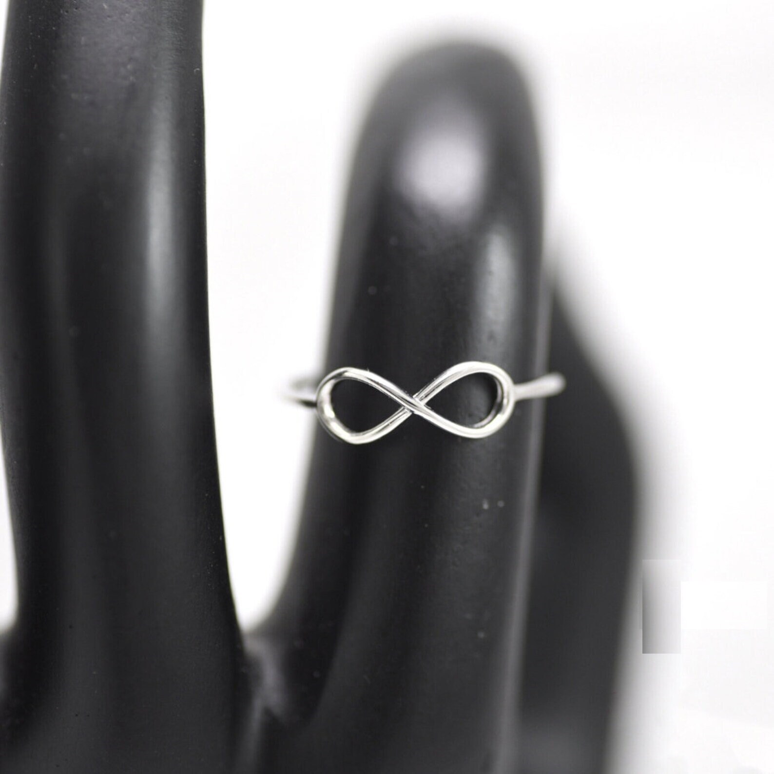 Simple Infinity Silver Ring, Infinity Ring, Womens Infinity Silver Ring ...