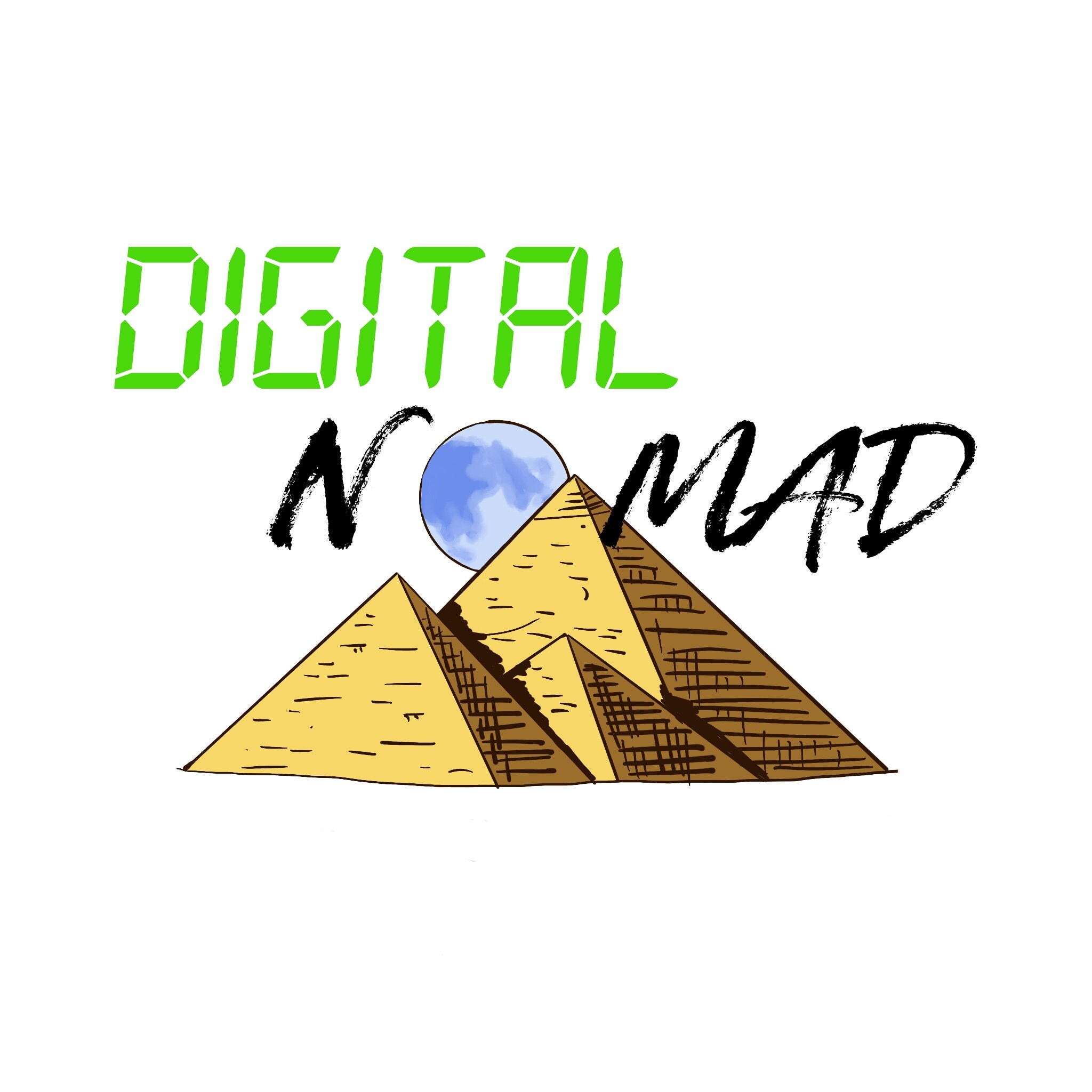 Digital Nomad Sticker - Etsy