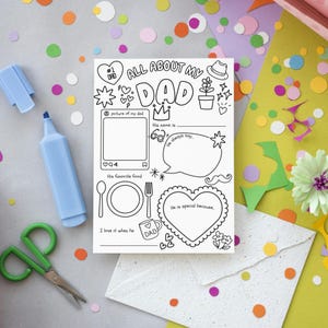 All About My Dad & Grandpa Printable | Father's Day Kids Activity ...