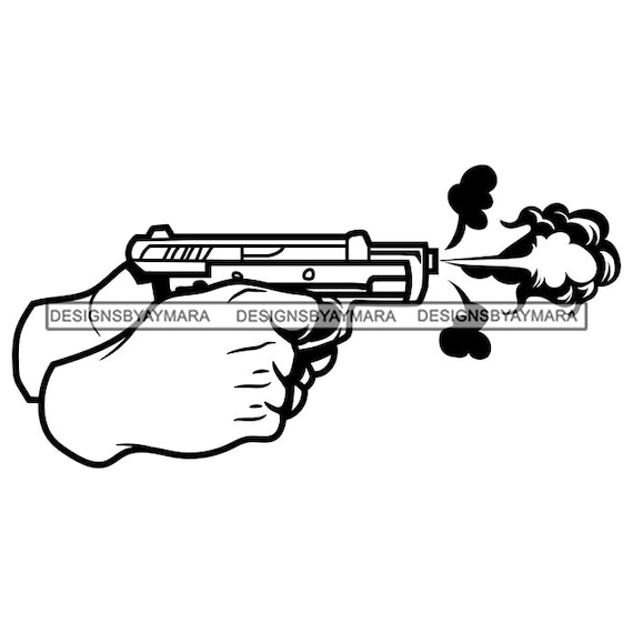 Gun Smoke Vector