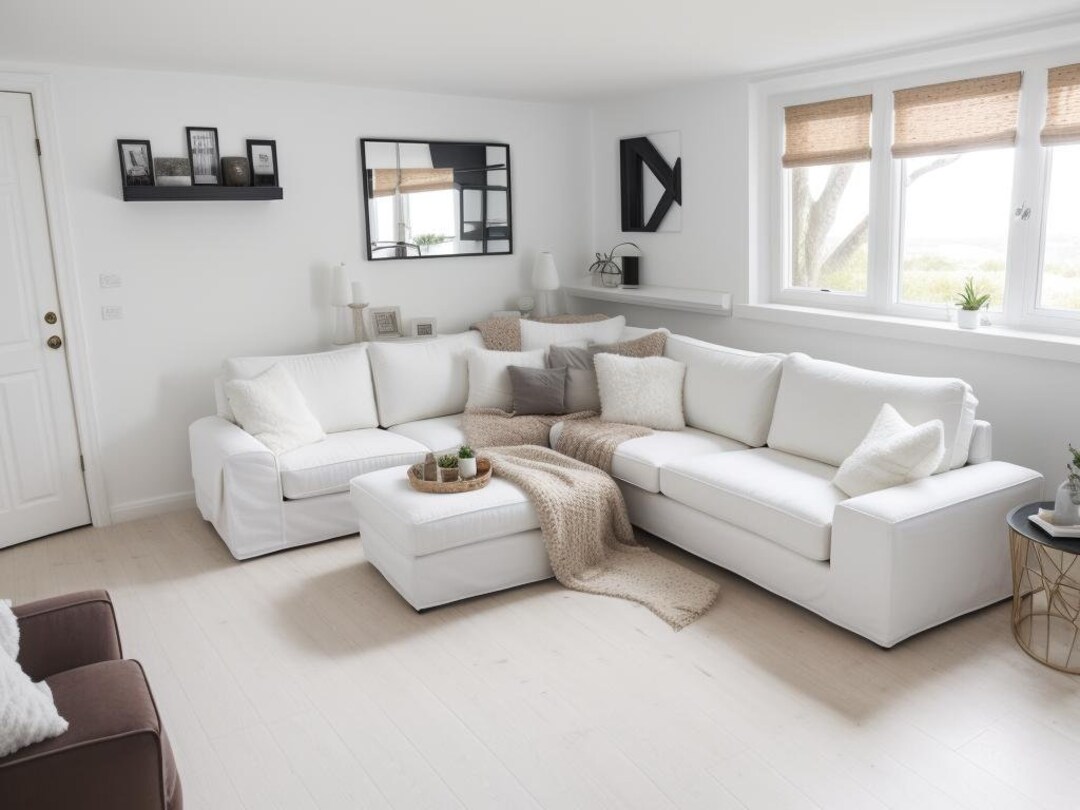 KIVIK Cover, Kivik Sectional 2+3/3+2 Seat Corner Sofa Cover, Custom ...