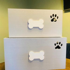 Personalised Toy Box With Lid | Dog Box | Gift Box | Dog Crate | Dog ...