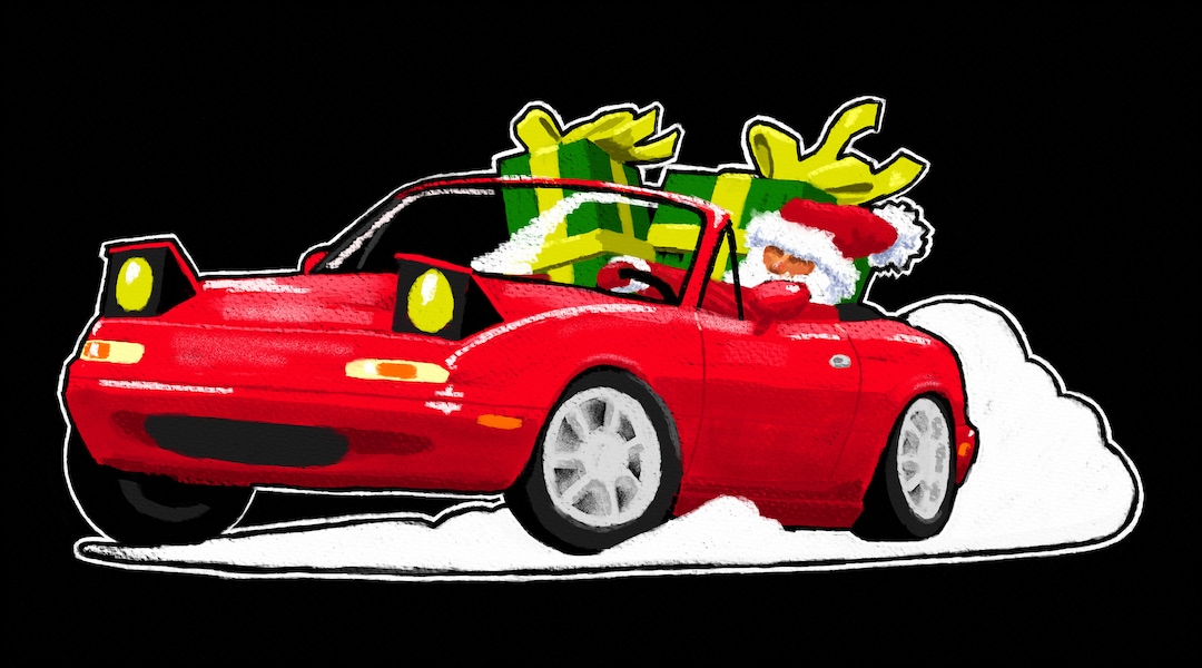Mazda Miata MX-5 CHRISTMAS EDITION Unisex Organic Cotton - Etsy