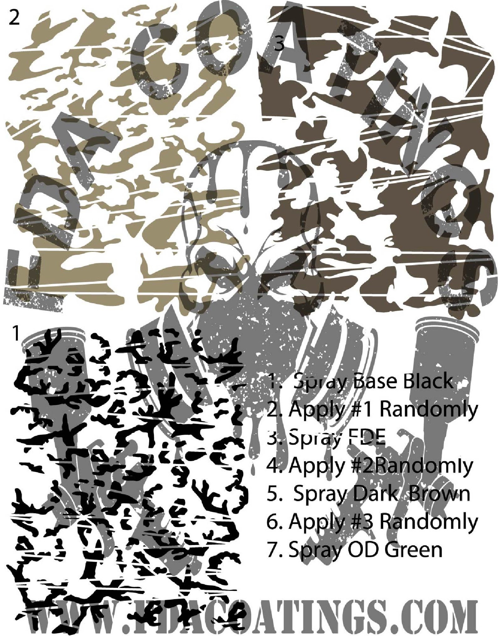 M81 BDU Camo Stencil SVG DXF Cut File Woodland Camo | Etsy