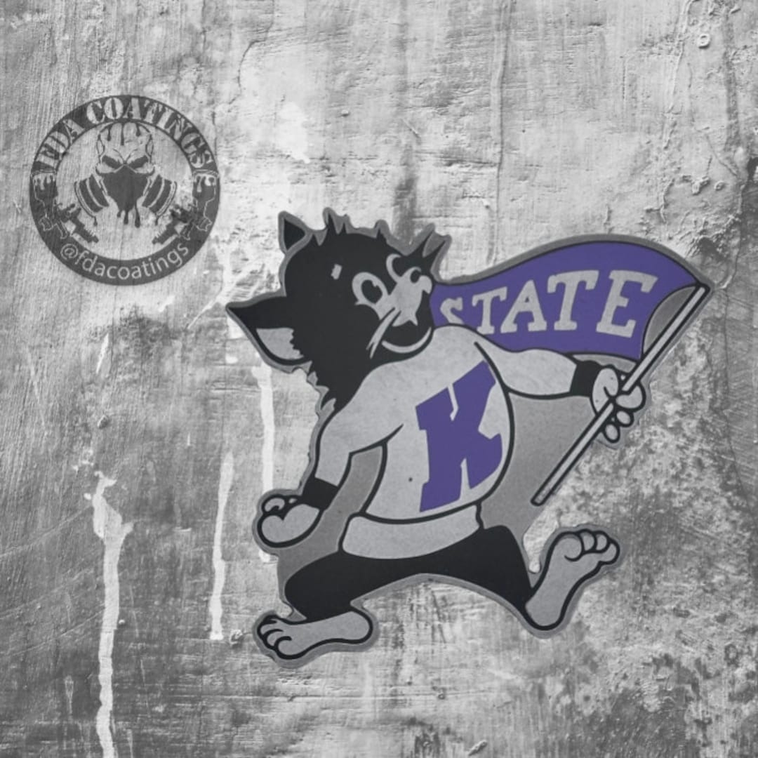 K-state Wildcat Kansas State University Custom Cerakote Metal Moral ...