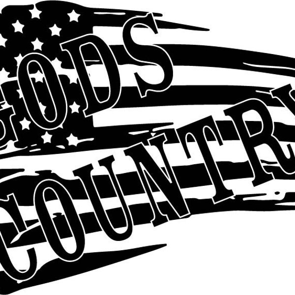 Gods Country Svg - Etsy