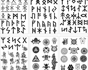 Home & Living Home Décor stencil for painting runic stencil Celtic ...