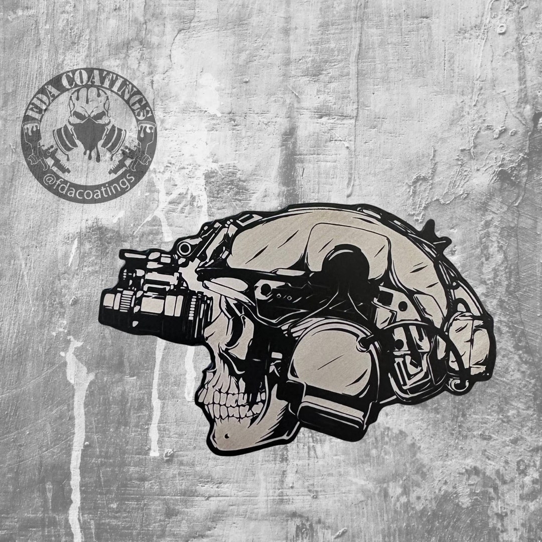 NODS Skull Custom Cerakote Metal Moral Patch or Magnet - Etsy
