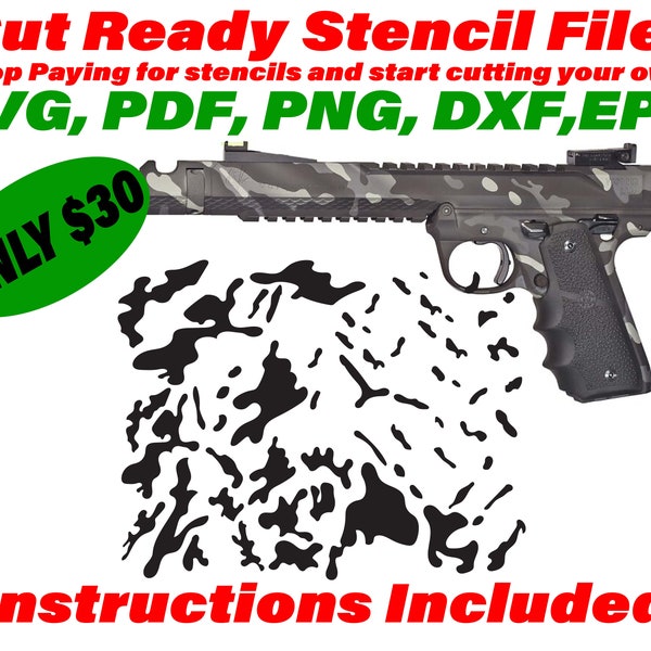 Multicam Stencil File - Etsy