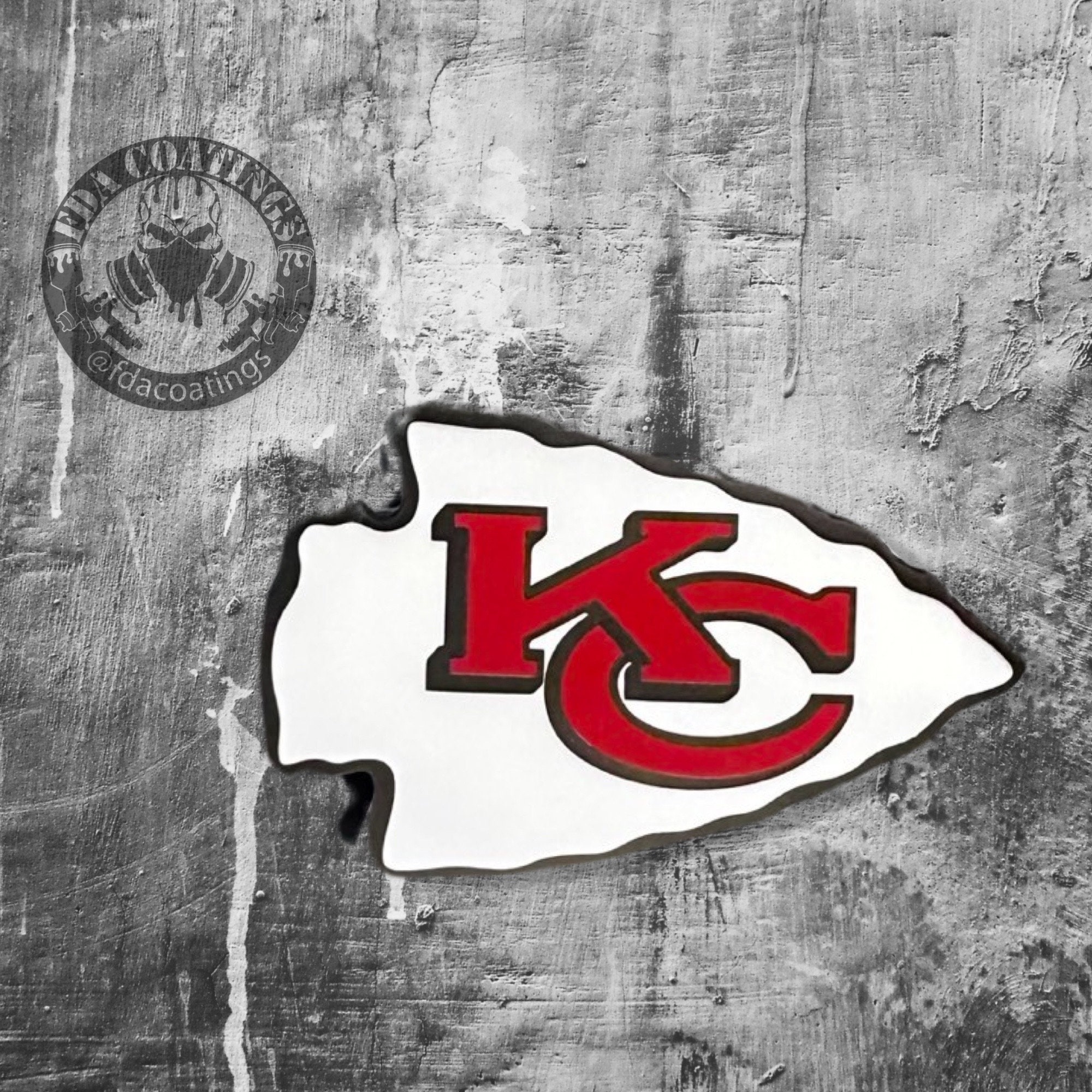 KC Arrowhead Custom Cerakote Metal Moral Patch or Magnet - Etsy