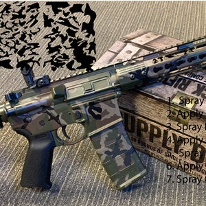 M81 BDU Stencil File Perfect for DIY Projects, Cerakote, Custom ...