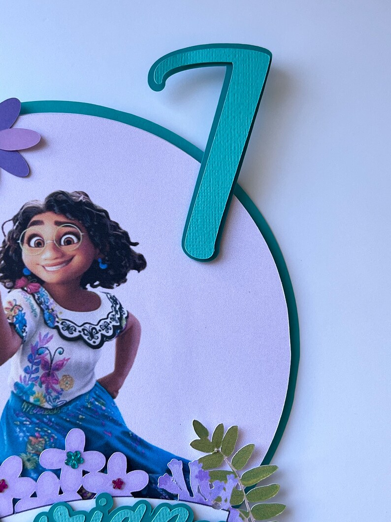 Encanto Cake Topper Mirabel Encanto Birthday Encanto Movie Etsy