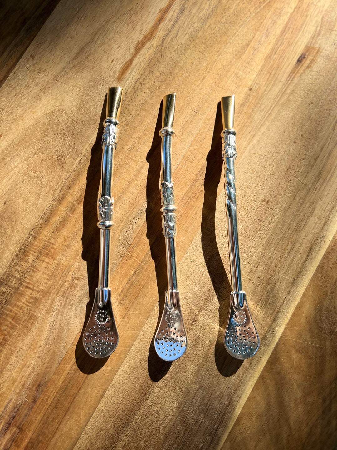 Yerba Mate Straw in German Silver Handmade in Argentina, Argentina Mate ...