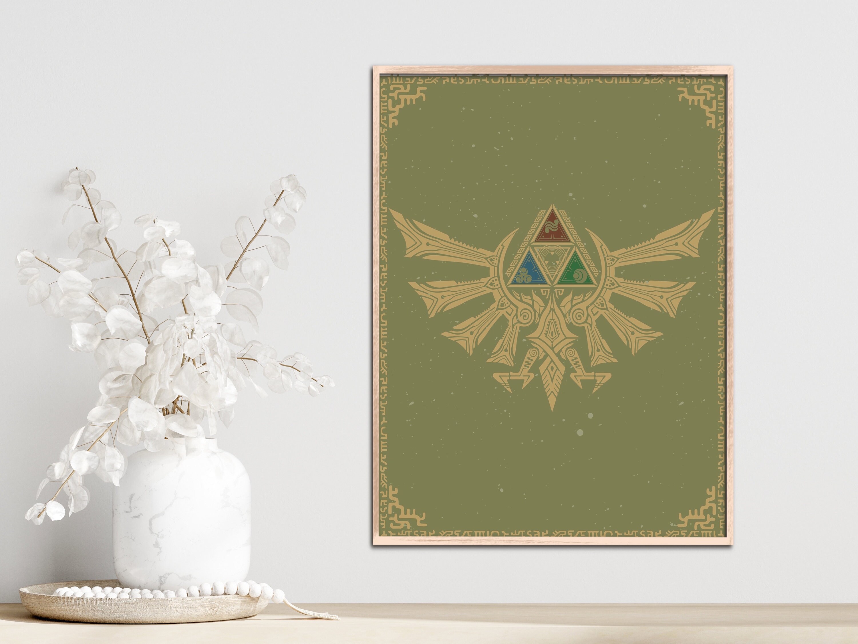 Tears of the Kingdom Art Print, Legend of Zelda Art Poster, Fine Line ...