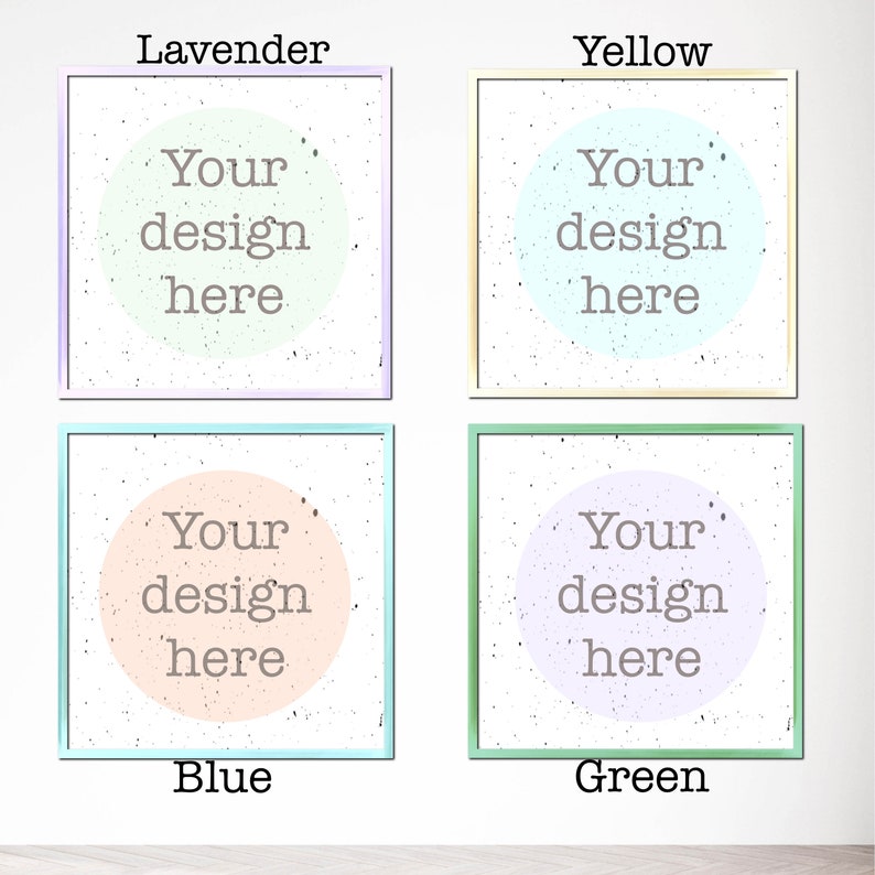 Pastel Wood Photo Frame PNG Picture Frame Mock-up Clip Art - Etsy