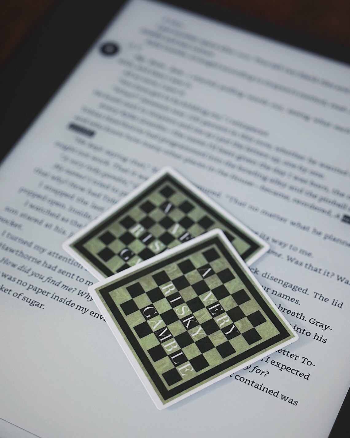 The Inheritance Games Sticker, A Very Risky Gamble, Avery Grambs ...