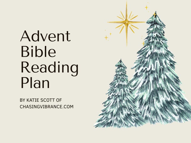 Printable Advent Bible Reading Plan | 25-day Christmas Scripture Study ...