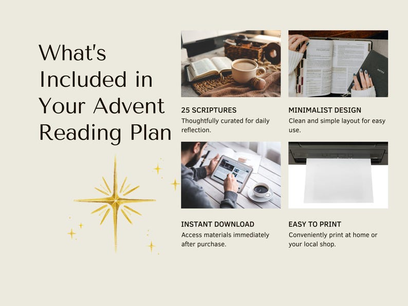 Printable Advent Bible Reading Plan | 25-day Christmas Scripture Study ...