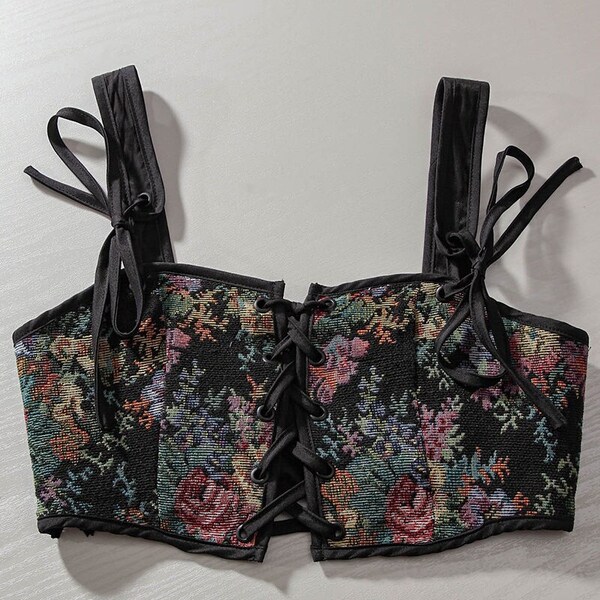 Bustier Crop Top Etsy