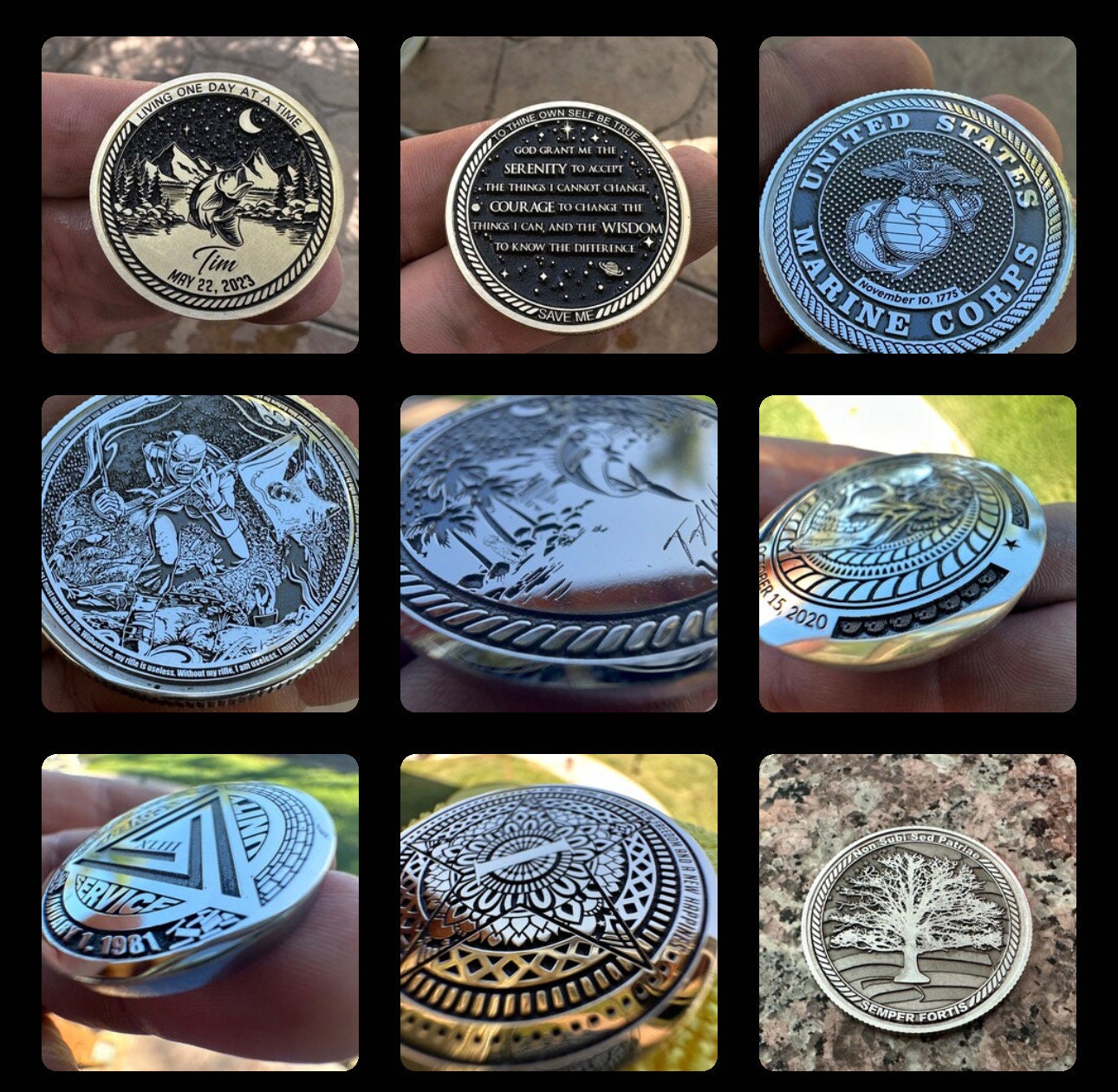 AA Coins custom - Etsy